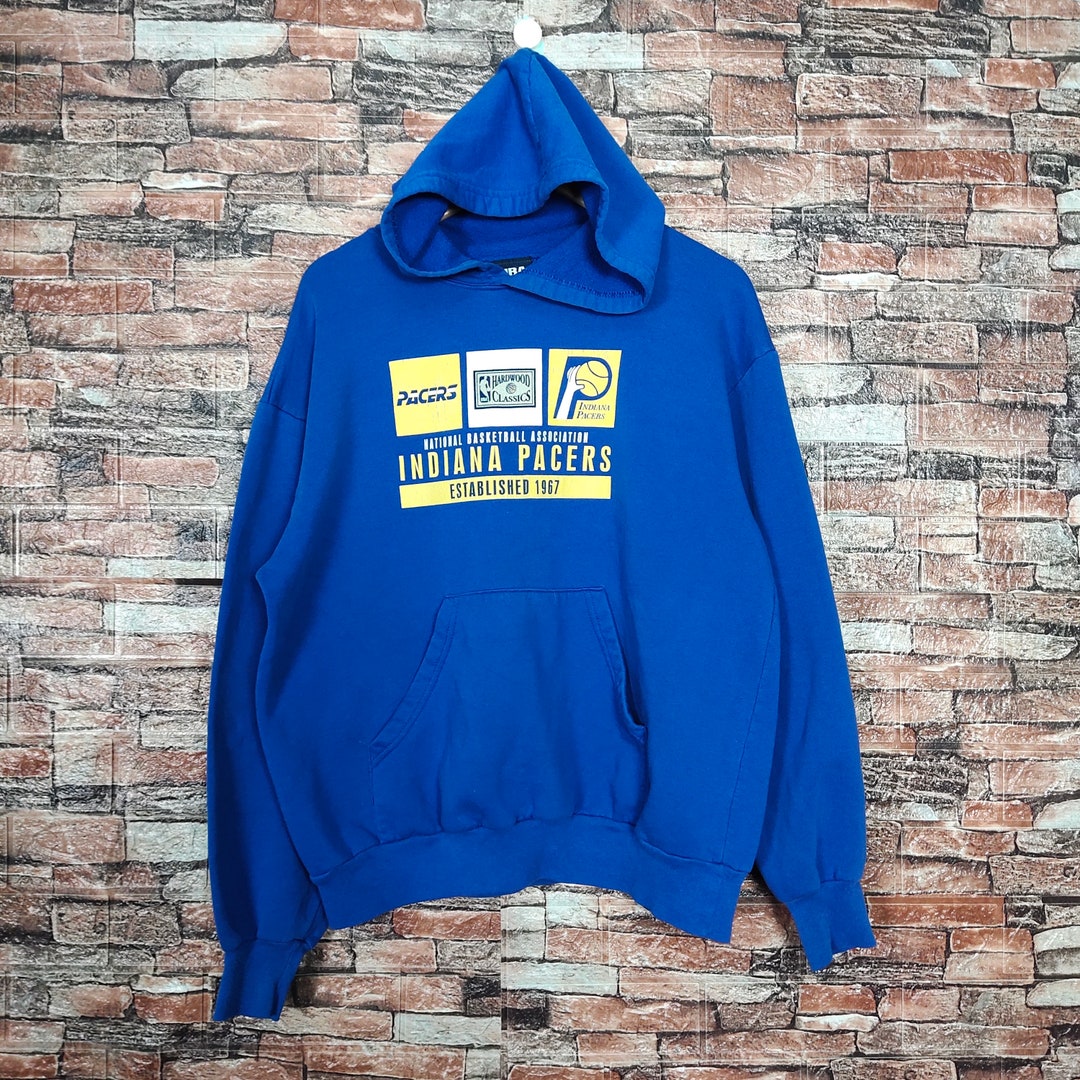 Vintage Distressed Indiana Pacers Basketball Sweatshirt Pacers Hoodie ...