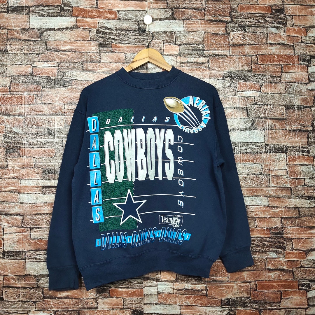 RARE Vintage 90s Distressed Dallas Cowboys by Salem Sweatshirt Cowboys ...