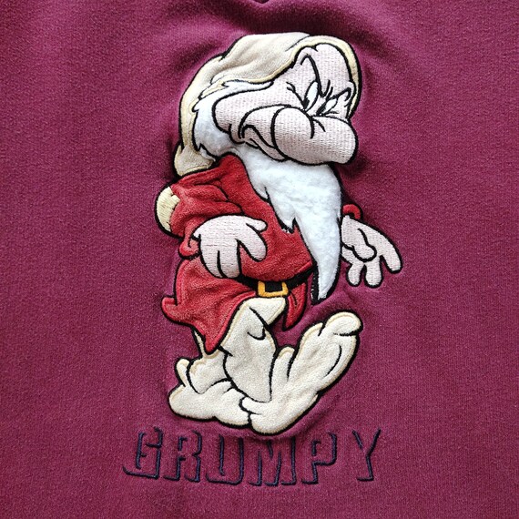 Vintage 90s Grumpy Snow White Seven Dwarfs Sweatshirt… - Gem