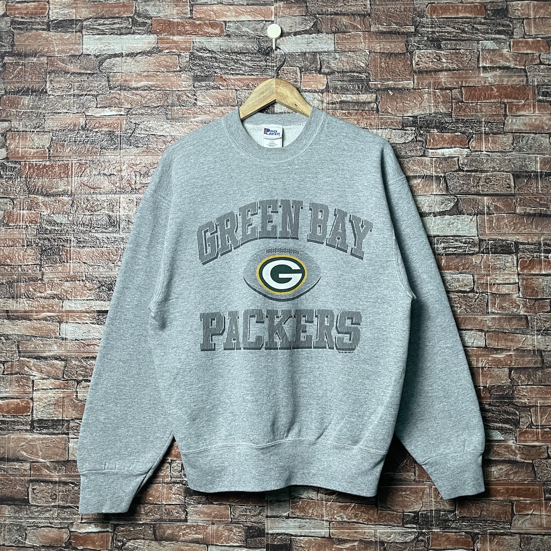 RARE Vintage 90s Green Bay Packers Football by Pro Player Sweatshirt ...