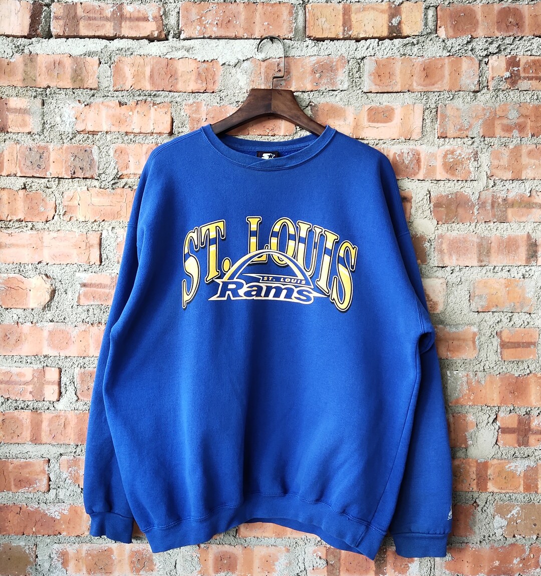 RARE Vintage 90s NFL ST. Louis Rams by Starter Sweatshirt Rams Crewneck ...