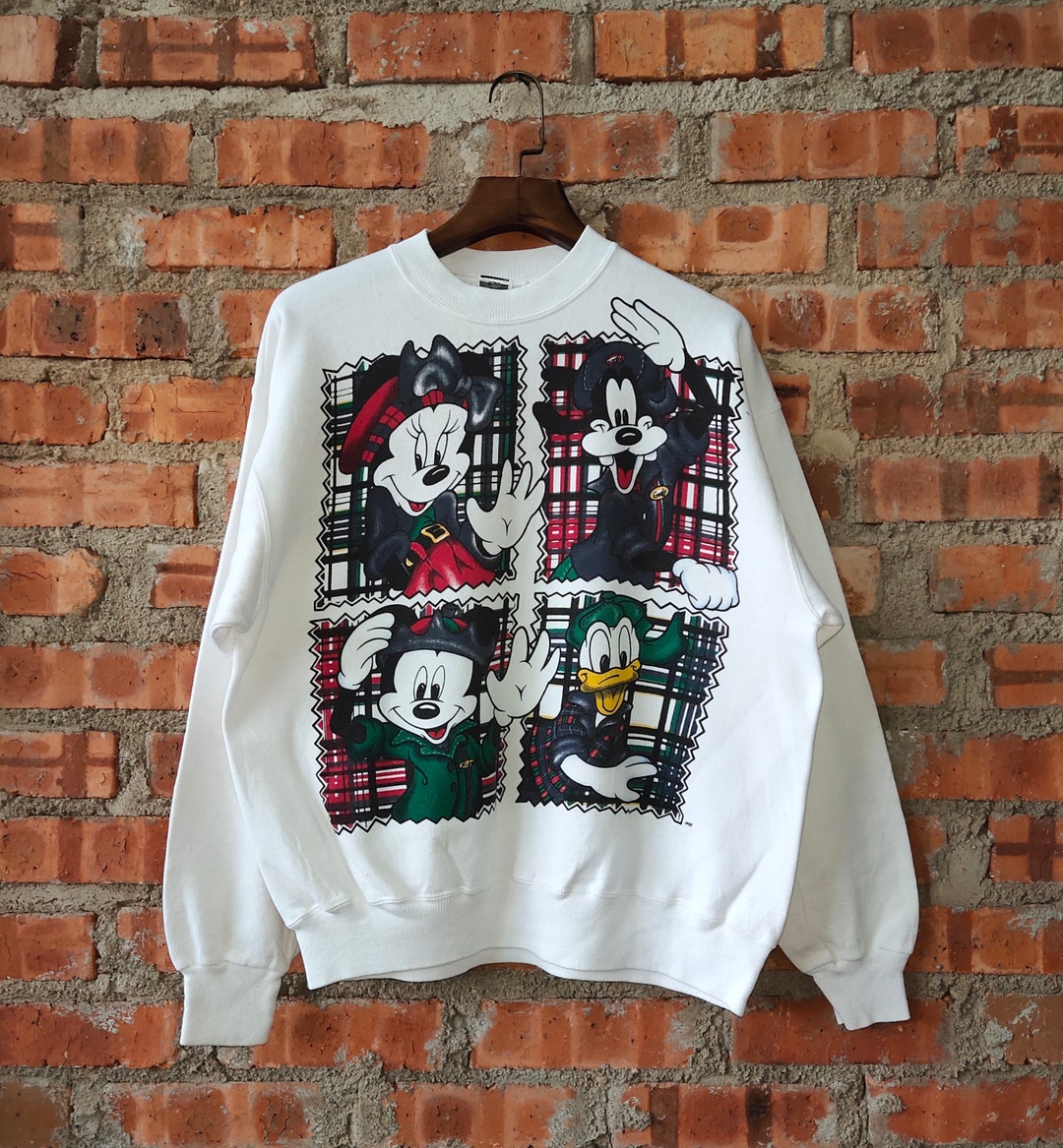 Vintage 90s Goofy Family Disney Sweatshirt Goofy Hoodie Goofy Crewneck ...