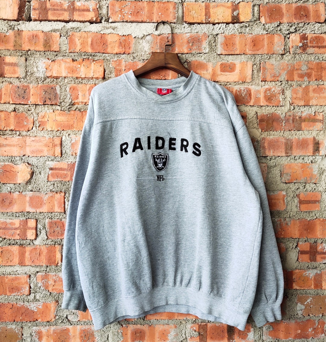 Vintage 90s NFL Oakland Raiders Football Sweatshirt Raiders Crewneck ...