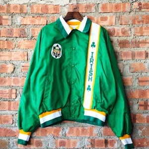 RARE Vintage 70s Distressed Irish Satin Jacket by F&C Sportswear Irish ...