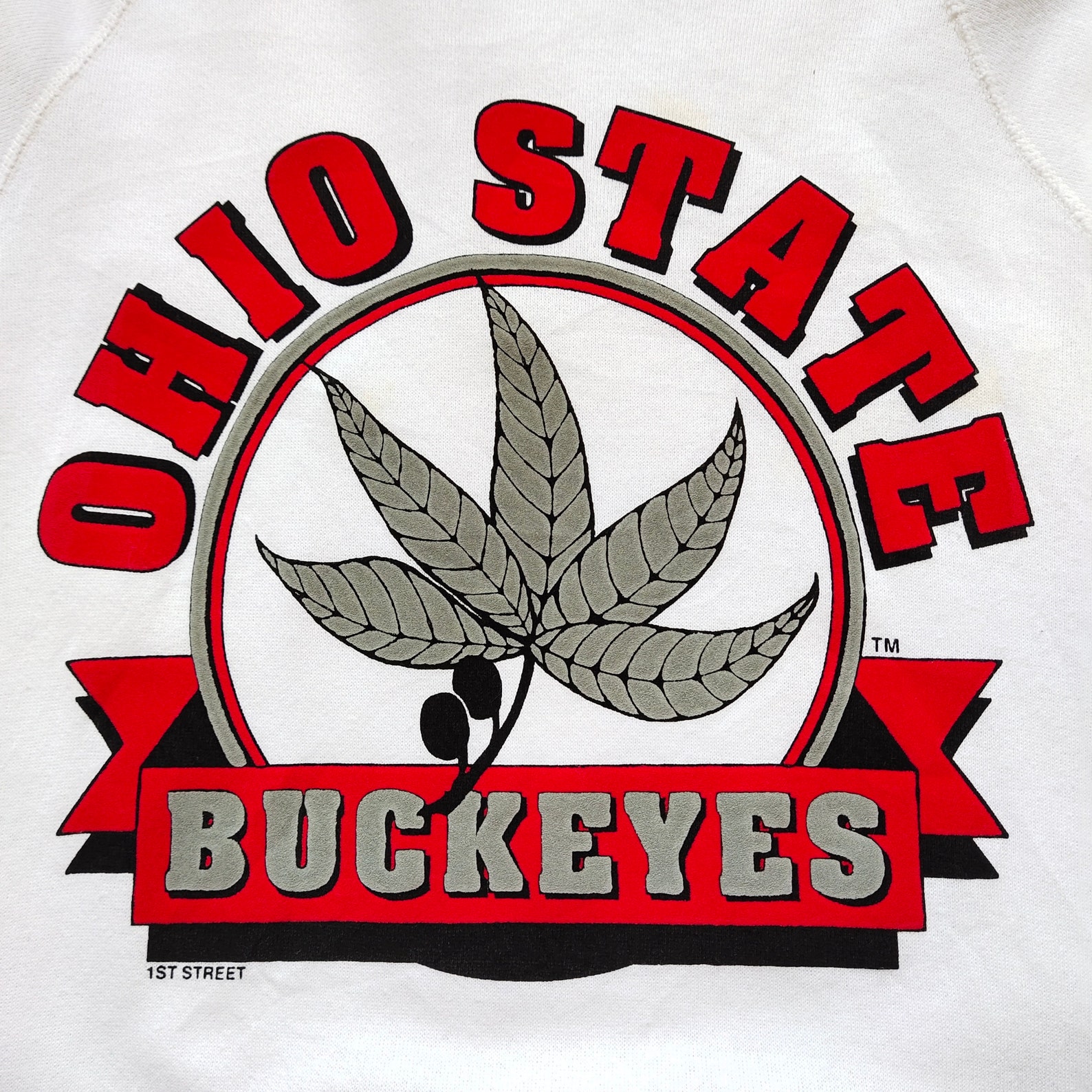 Vintage 90s the Ohio State University Buckeyes by Lee Sport Sweatshirt ...