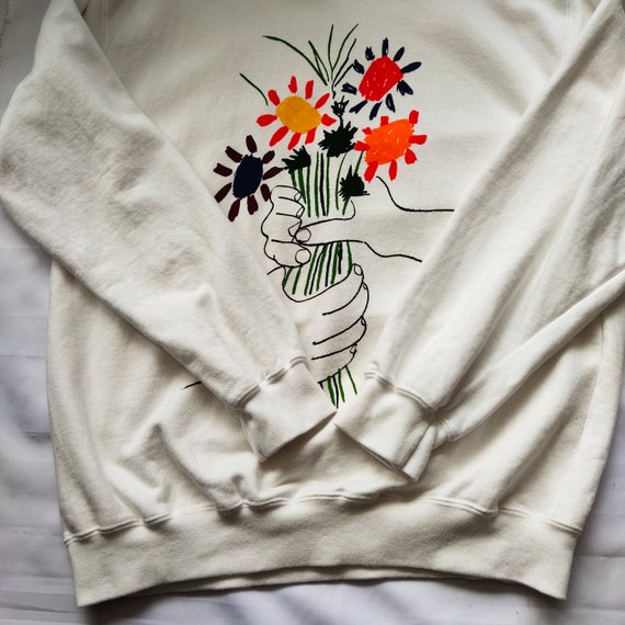 Rare Vintage Pablo Picasso Bouquet Of Peace 1958 Flo Gem