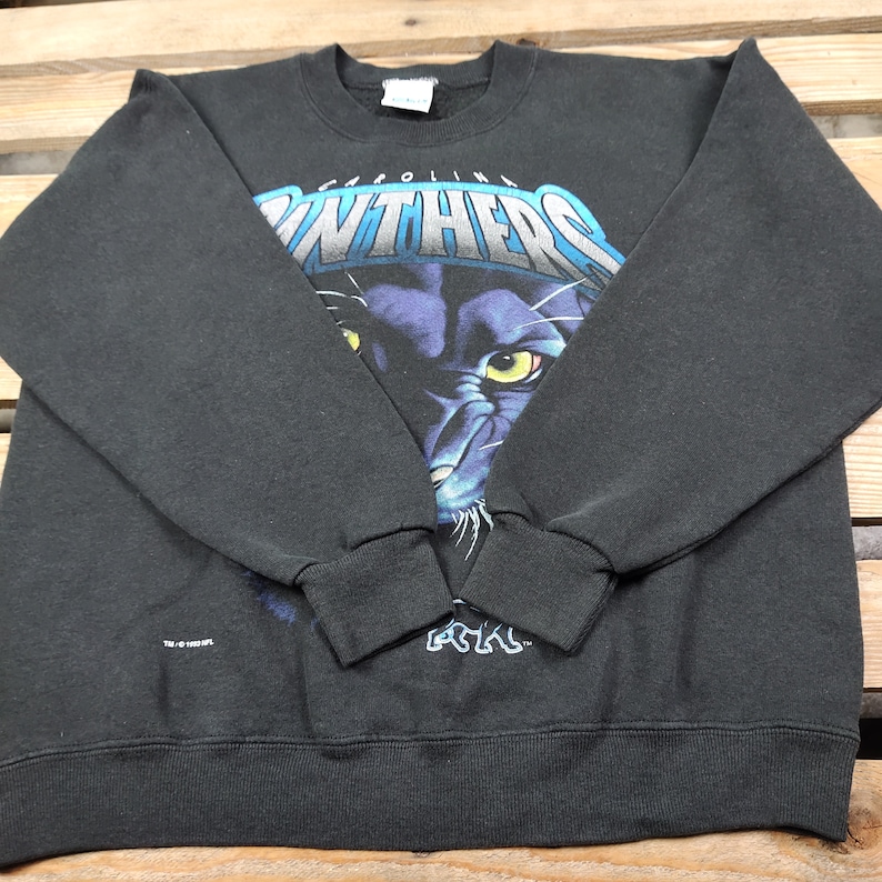 RARE Vintage 90s Carolina Panthers Football by Salem Sweatshirt ...