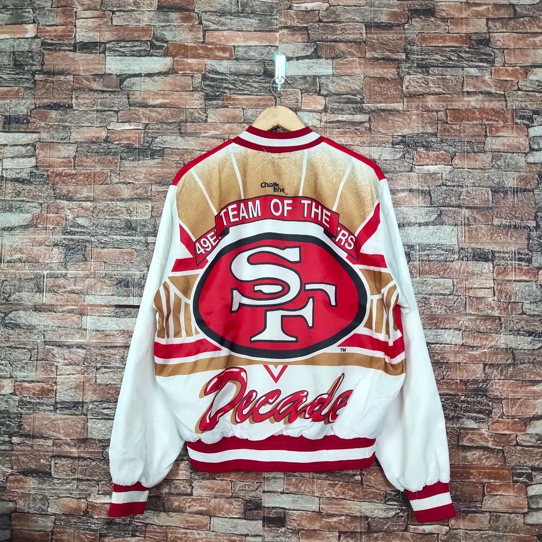 RARE Vintage 80s San Francisco 49ers Football by Chalk Line Satin ...