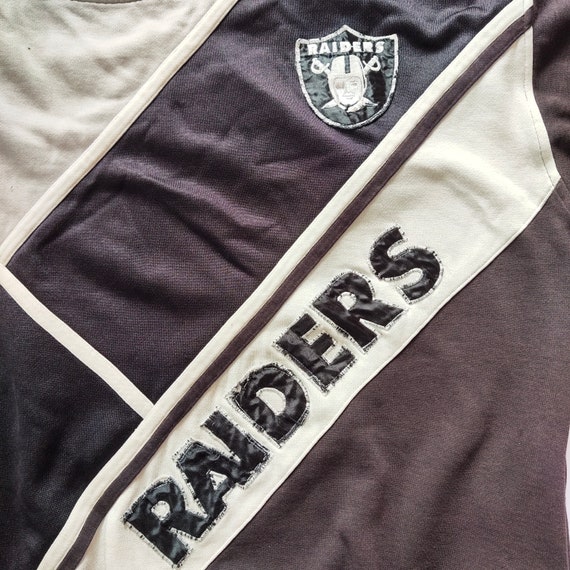 RARE Vintage 90s Distressed Oakland Raiders Football … - Gem