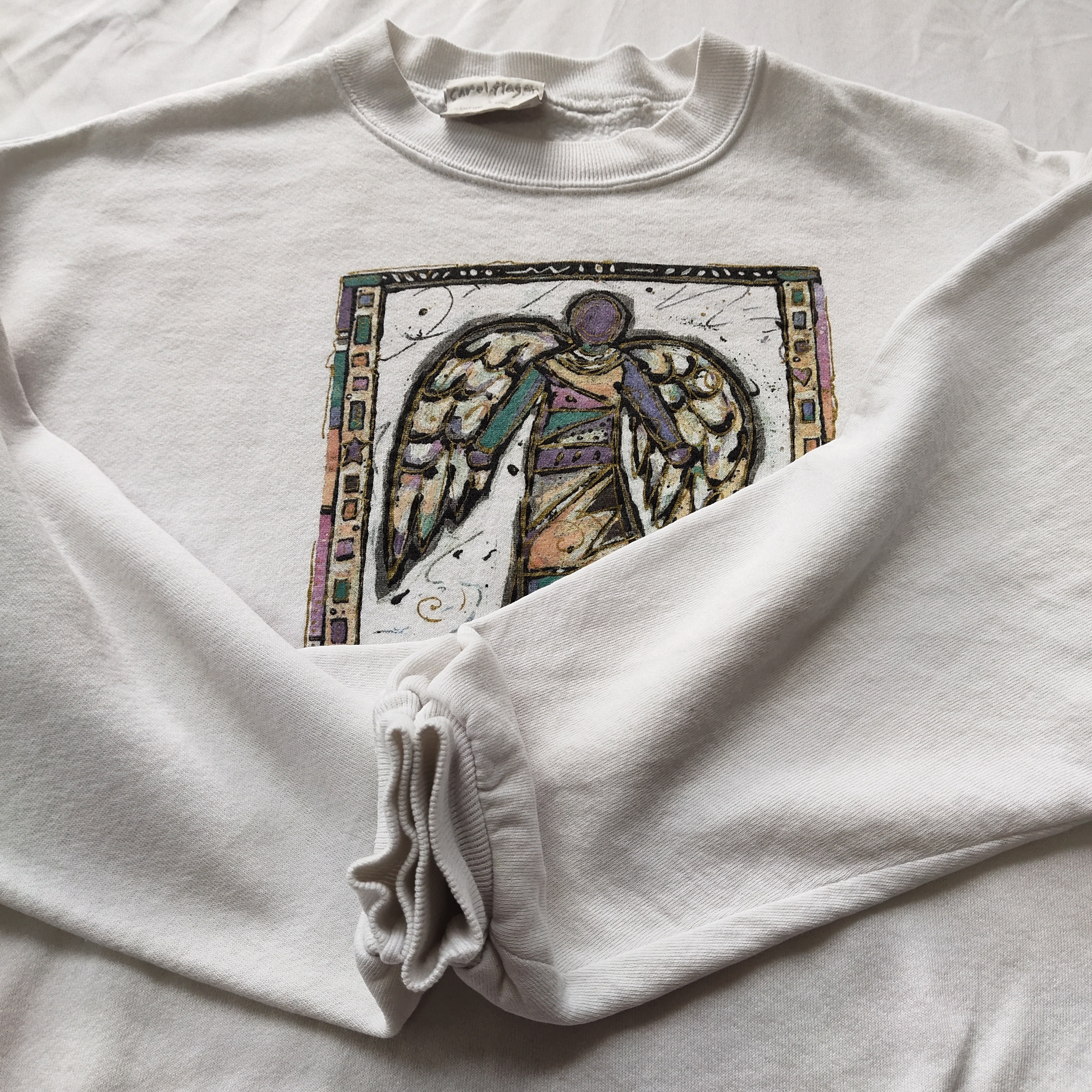 Vintage 90s Angels by Carol Hagan Art Sweatshirt Angels Crewneck Angels ...