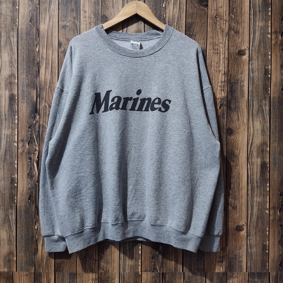 Vintage United States Marine Corps USMC Sweatshirt USMC Crewneck Usmc ...