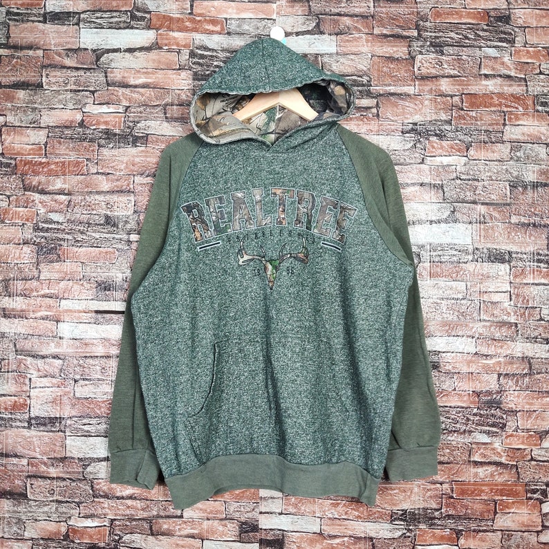 Vintage Distressed Realtree Camouflage Sweatshirt Realtree Hoodie ...