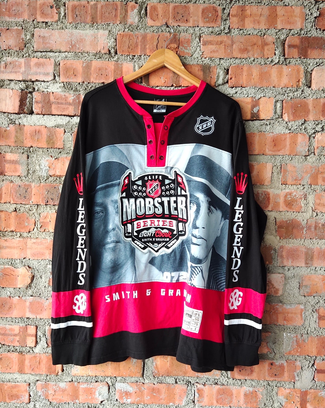 Vintage Smith & Graham Mobster Series Hockey Jersey Hockey Pullover ...