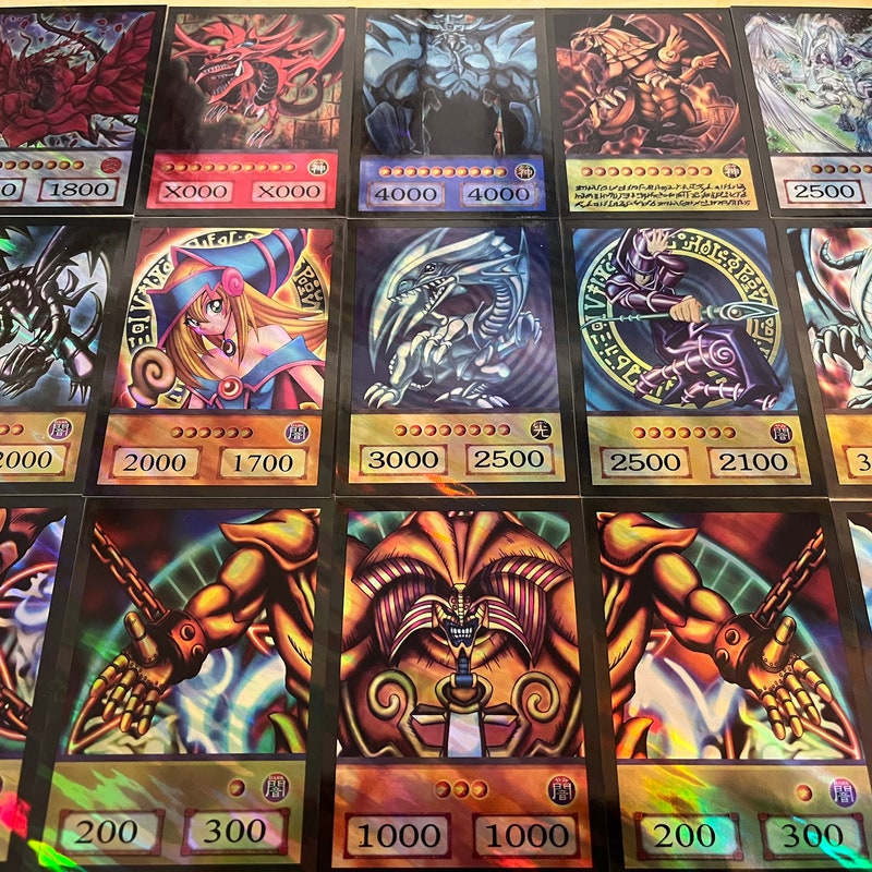 Anime Exodia Cards - Etsy