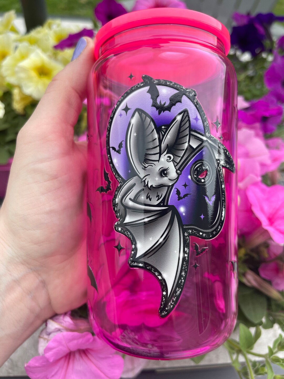 Planchette Bat Mug/blue Bat Mug/yellow Bat Mug/pink Bat Mug/halloween ...