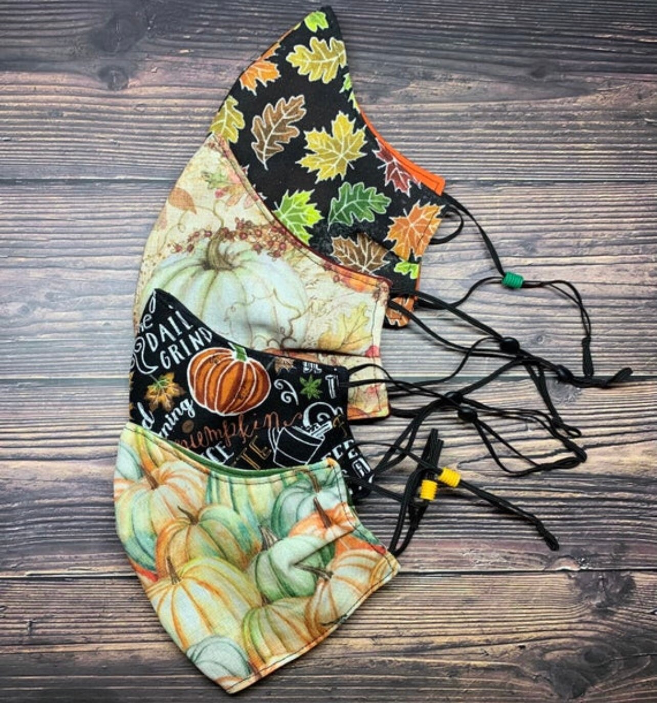 Fall Face Mask//autumn Face Mask//reusable Face Mask//fashion | Etsy