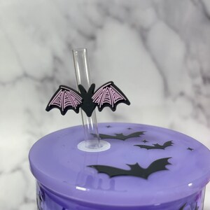 ADD ON ONLY Bat Straw Topper/straw Topper - Etsy
