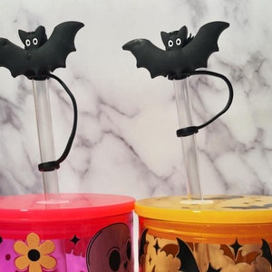 ADD ON ONLY Bat Straw Topper/straw Topper - Etsy