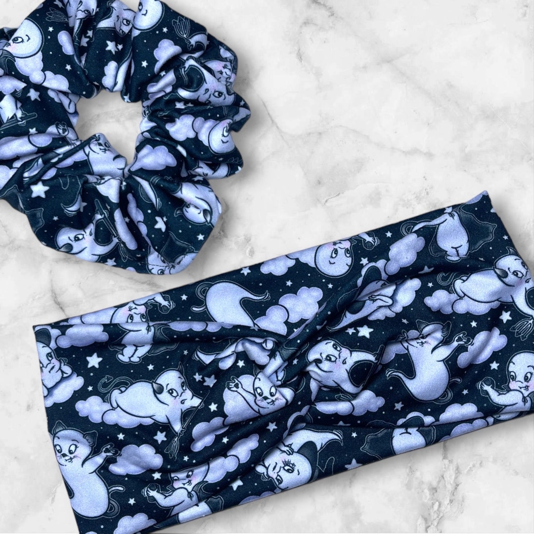 Friendly Ghost Head Wrap/retro Ghost Headband/90's Kid's Headband ...