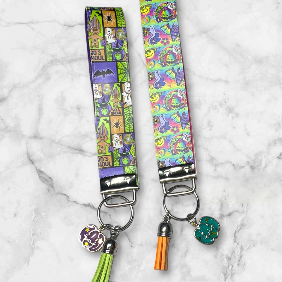 90's Ghoul Key Fob/retro Key Fob/spooky 90's Kid Keychain/90's Kid ...