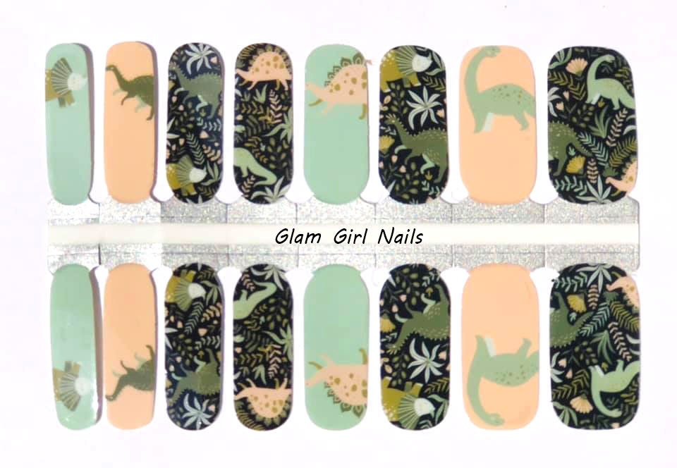 Rawr Dinosaurs / T-rex / Nail Polish Strips / Nail Wraps - Etsy