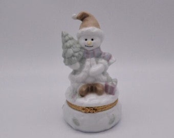 Snowman Trinket Box | Etsy