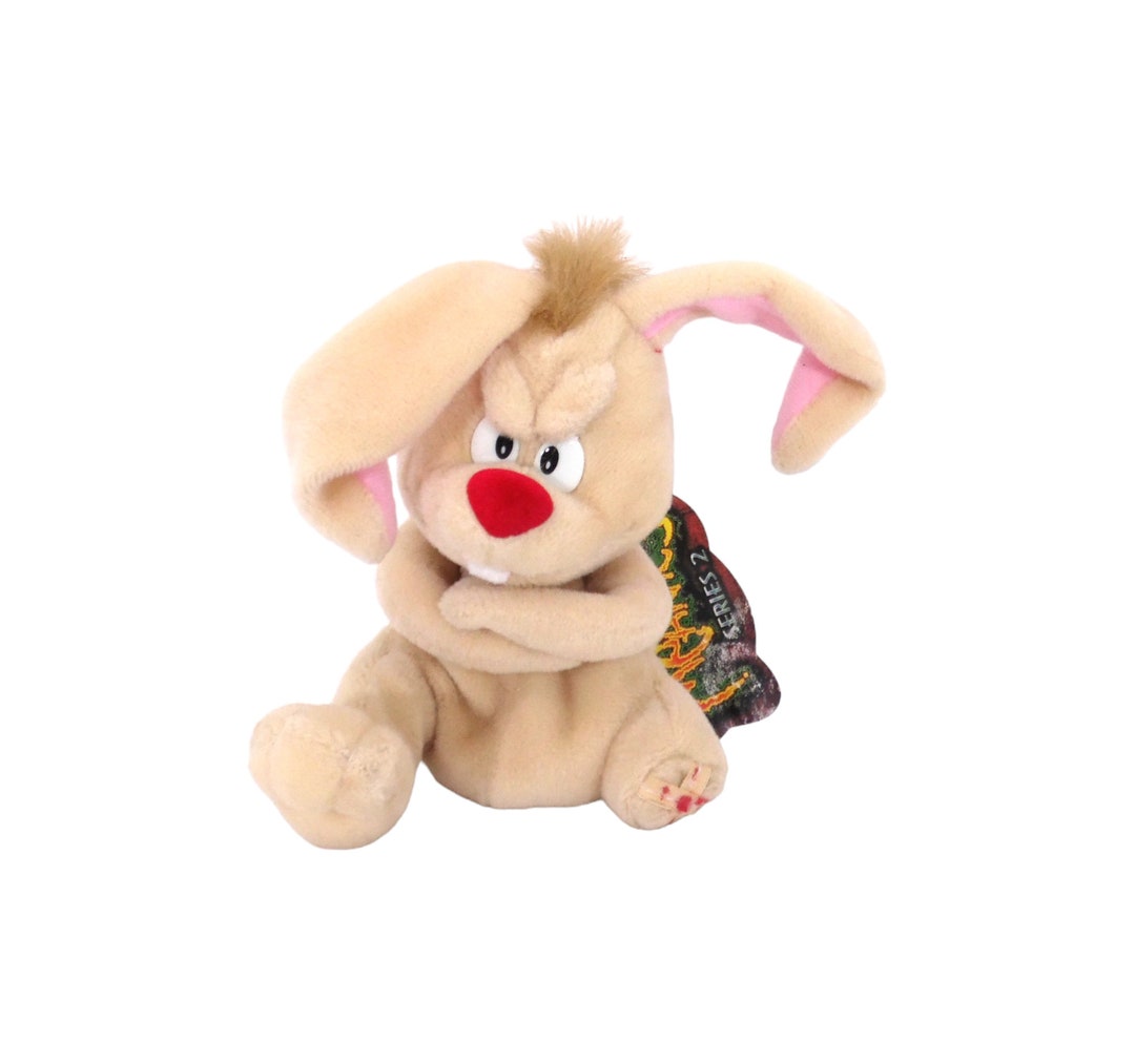 1990's Meanies 5 Lucky the Rabbit Plush Stuffed Animal With Tag Series ...