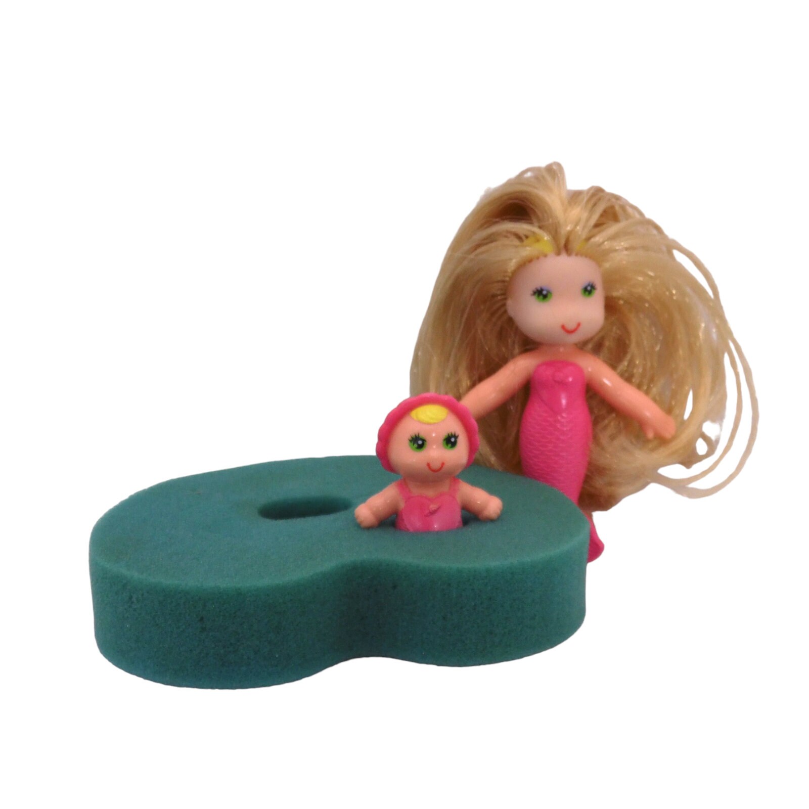 Vintage Sea Wees Sandy and Baby Star Mermaid Dolls by Kenner 1980 Pink ...