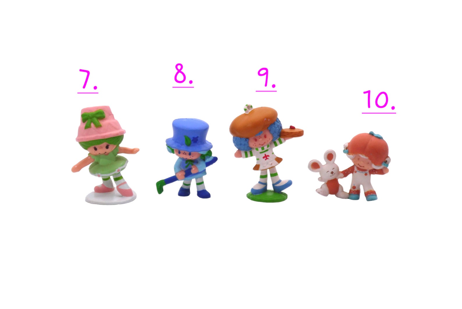 Vintage 1980's Strawberry Shortcake PVC Figures Pick One - Etsy