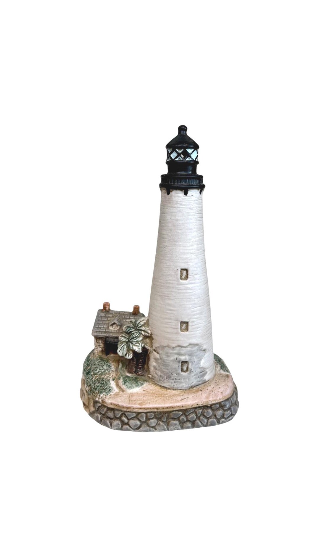 Vintage Lefton Lighthouse Cape Florida #01204 1993 GEO. Z. LEFTON W ...