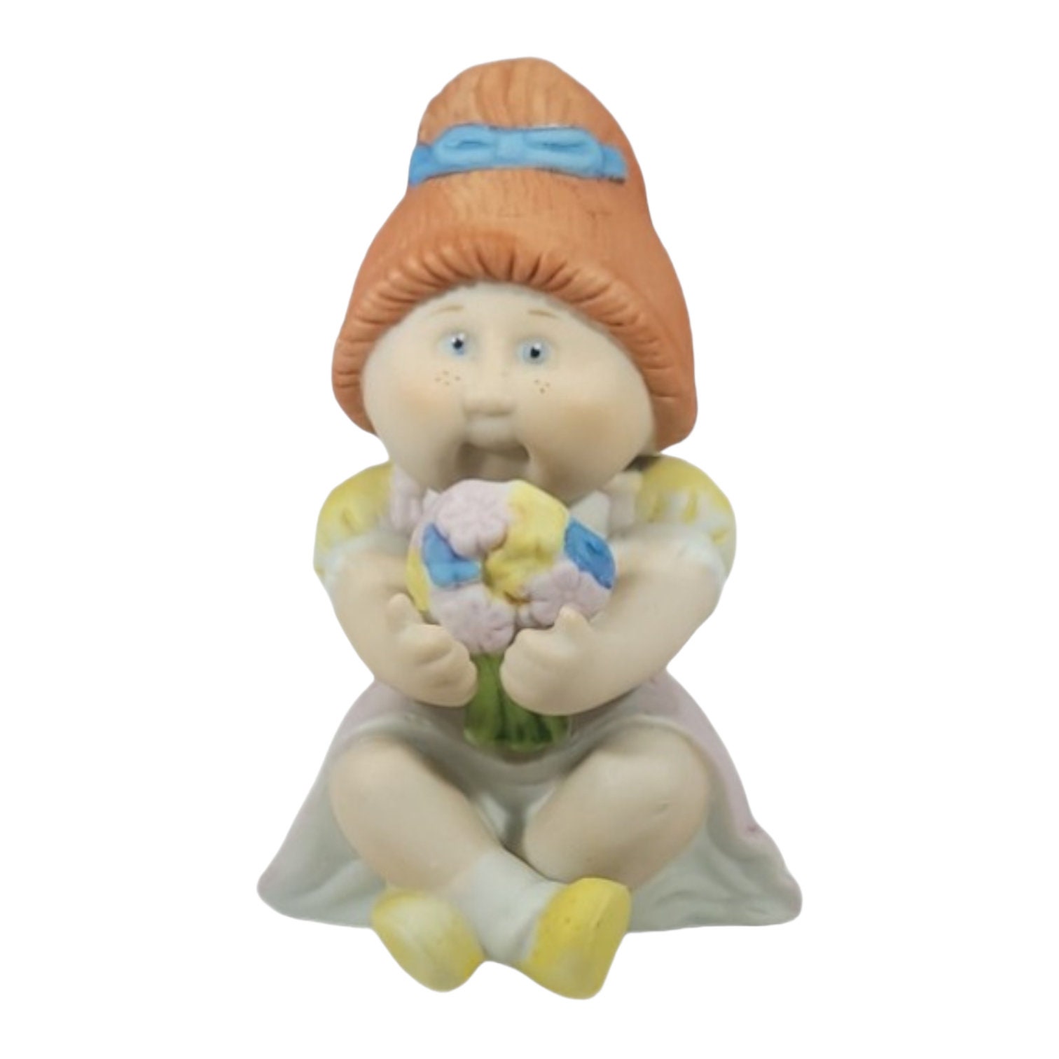 Vintage 1984 Cabbage Patch Kids Porcelain Figurine Red Head - Etsy