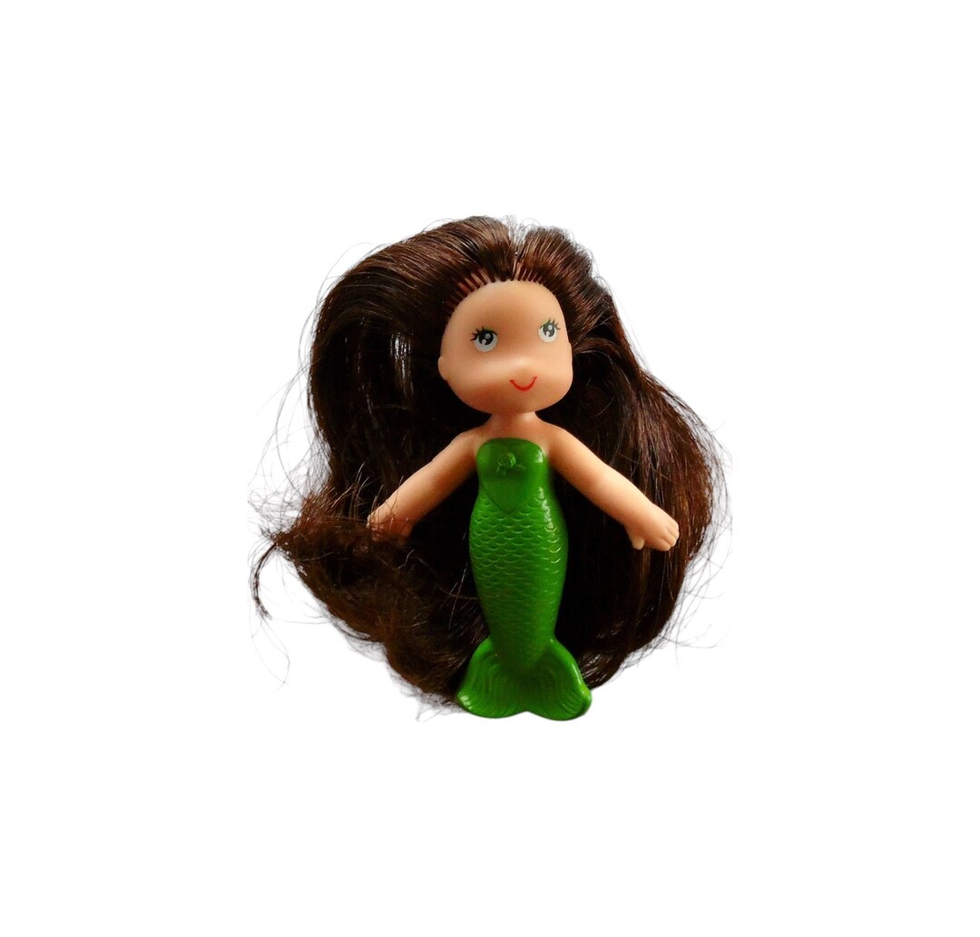Vintage Sea Wees 'n Babies Shelly Mermaid Doll Green With Brown Hair by ...