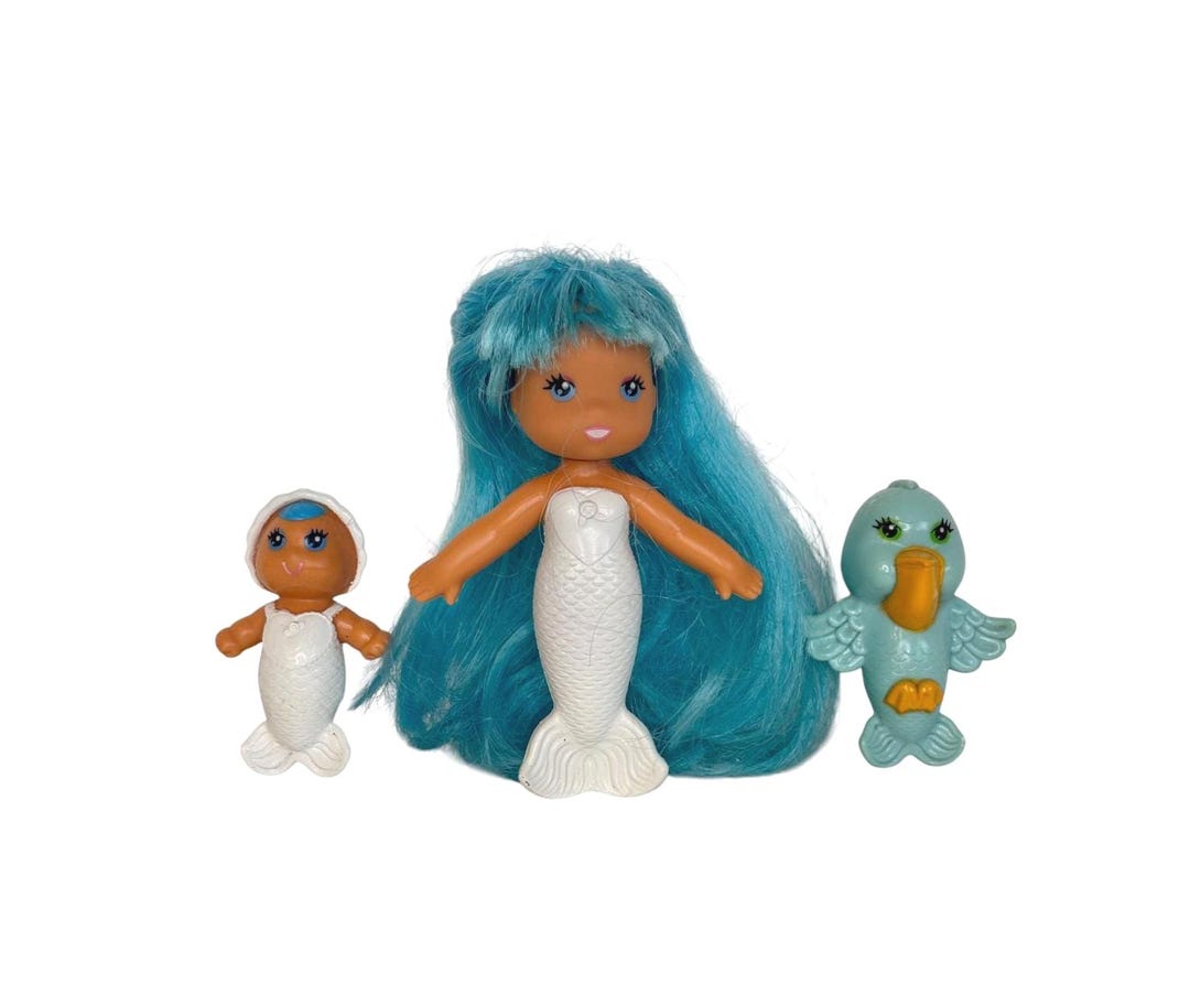 1980s Kenner Sea Wees Camille Mermaid Doll With Cascade and Pelly - Etsy