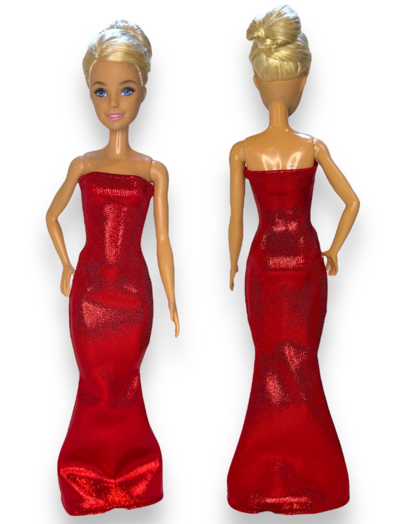 Strapless Dress for 11.5” Fashion Doll - Etsy