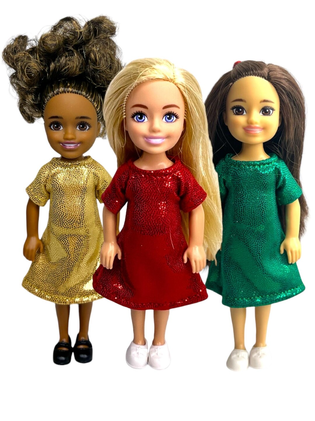 Metallic Dress for 5.5” Fashion Doll - Etsy