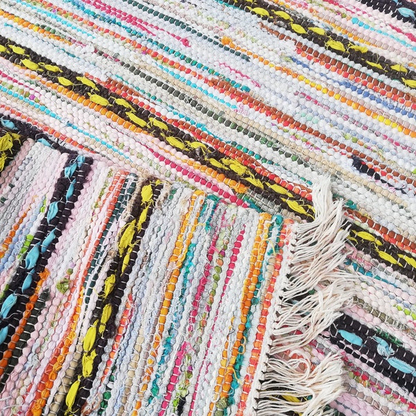 Scandinavian Rag Rug - Etsy