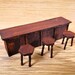 Painted Dnd Furniture | Square Table With Stools for Dungeons and ...