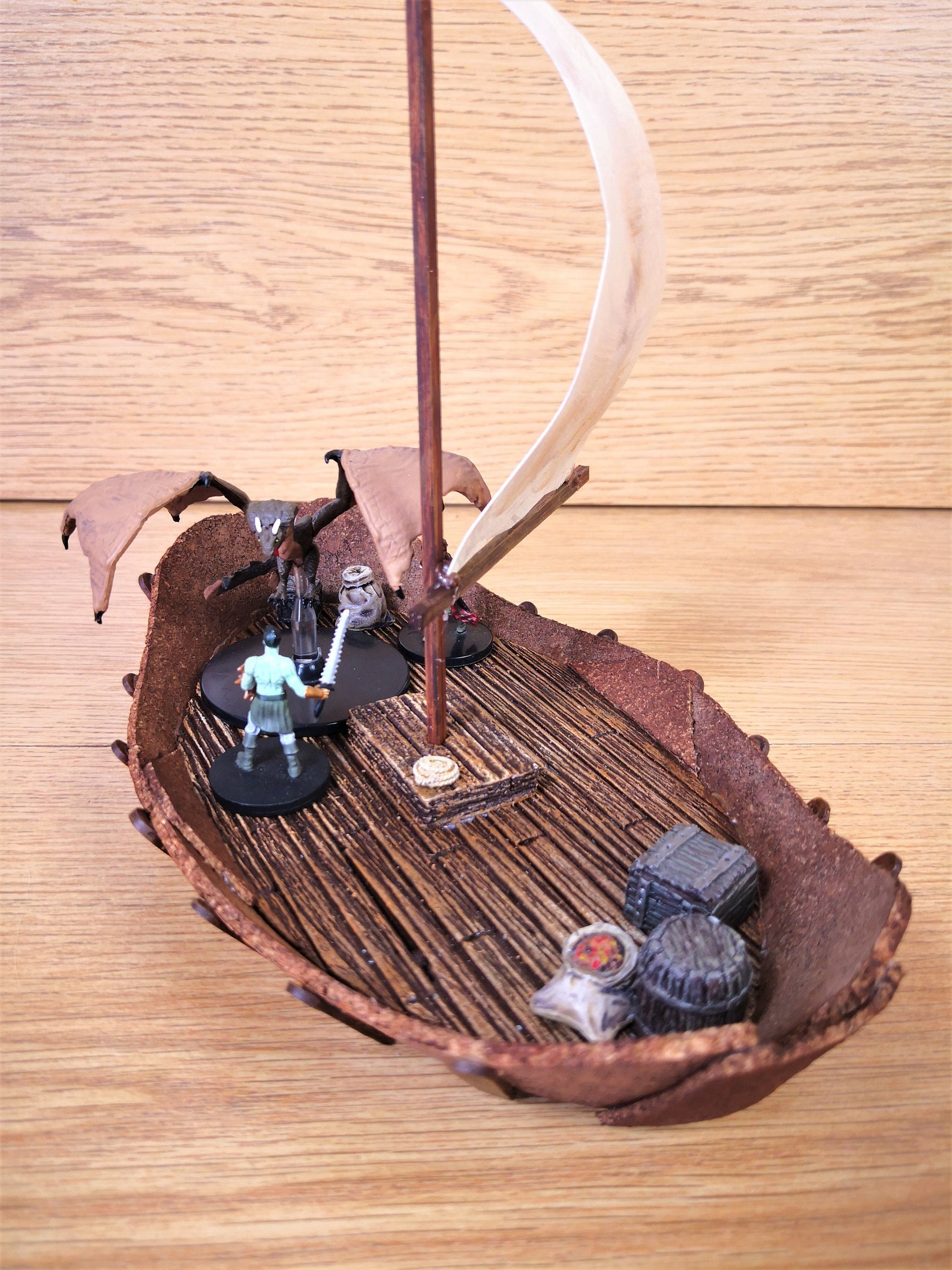 Sailing Boat Miniature for D&D TTRPG Painted Sailboat - Etsy