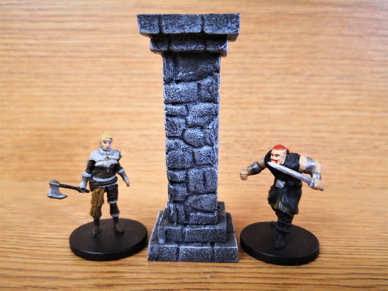 Painted Pillars for Dnd Tabletop Columns Dungeons and - Etsy