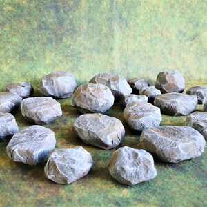 Individual Rocks Set | Wargame Painted Terrain | Big Rocks for Dungeons ...