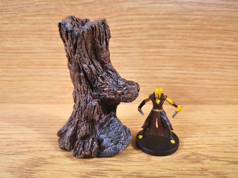 Painted Dnd Tree Stumps Miniature Tree Trunks Dungeons and - Etsy