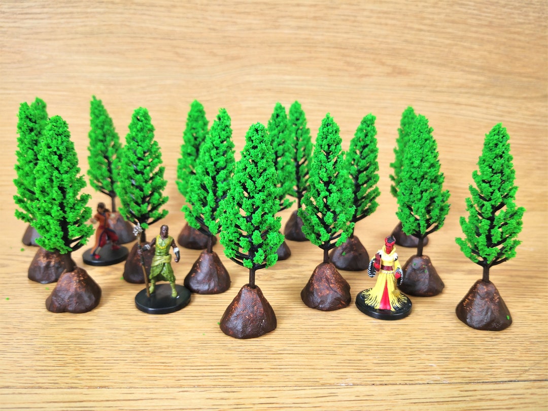 Scatter Terrain Trees for Dnd Assorted Playable Dnd Trees Tabletop ...