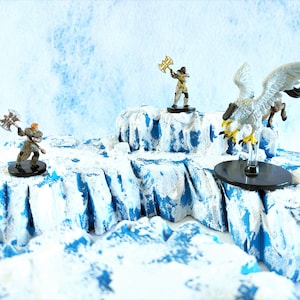 Dungeons and Dragons Snow Hills Scatter Terrain Wargame Icy Battlemap ...