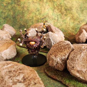 Rocks With Bases Terrain Set Hand Painted | Big Rocks for Dungeons and ...