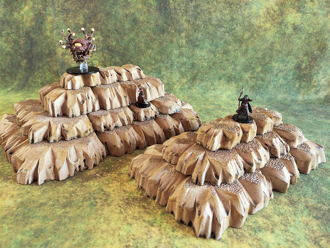 Dungeons and Dragons Modular Terrain Desert | Wargame Hills Scatter ...