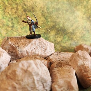 Rock Terrain Set Hand Painted | Big Rocks for Dungeons and Dragons ...