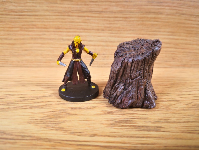 Painted Dnd Tree Stumps Miniature Tree Trunks Dungeons and - Etsy