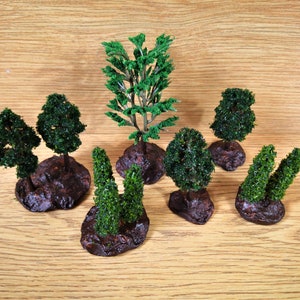 Scatter Terrain Trees for Dnd | Assorted Playable Dnd Trees | Tabletop ...
