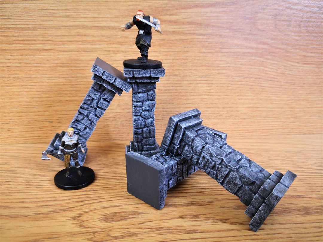 Painted Pillars for Dnd Tabletop Columns Dungeons and - Etsy