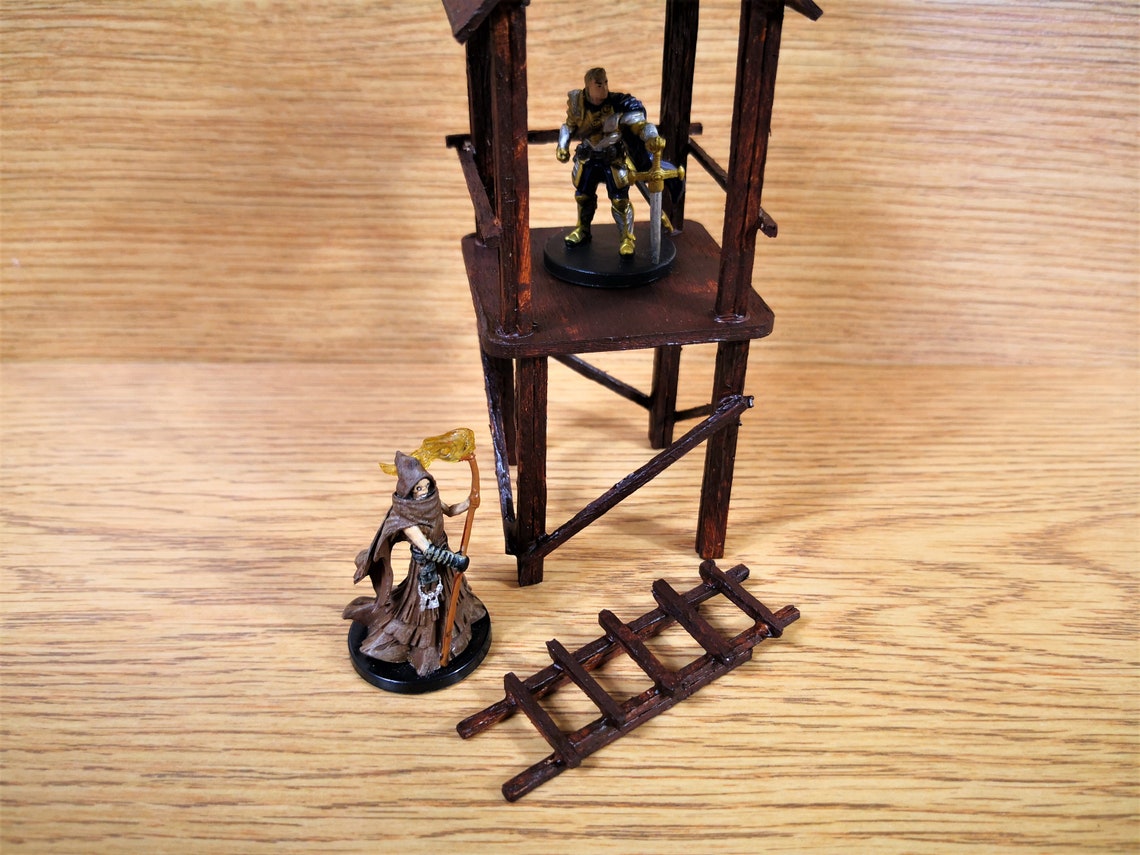 Painted Watch Tower Miniature for Dungeons and Dragons Dnd | Etsy